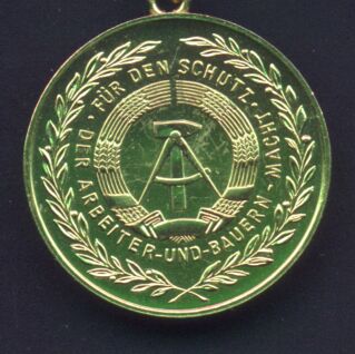True Performance of Duty in the Civil Defense of the DDR, Gold